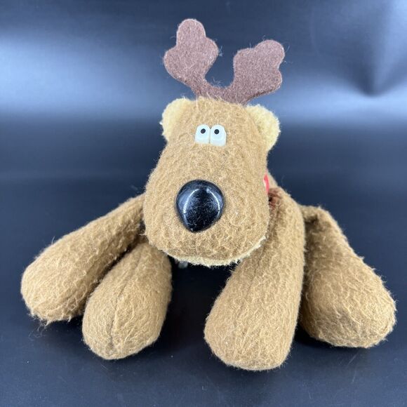 Hallmark | Toys | Vintage Hallmark Rodney Reindeer Plush Toy Stuffed ...